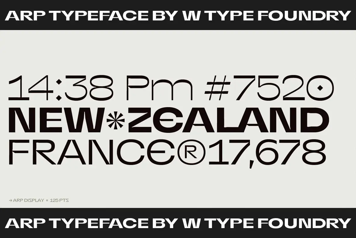 ARP Font - YouWorkForThem