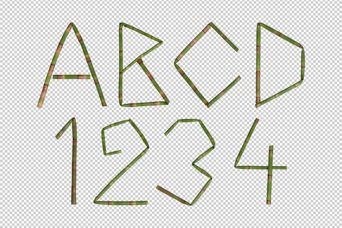 Bamboo SVG Font - YouWorkForThem