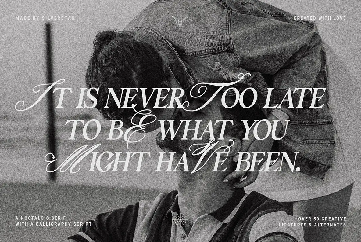 Silver Garden Typeface: A Unique Blend of Elegance and Vintage ...