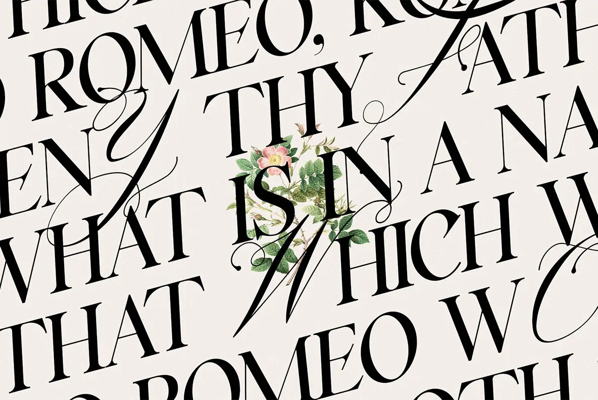 Silver Garden Typeface: A Unique Blend of Elegance and Vintage ...