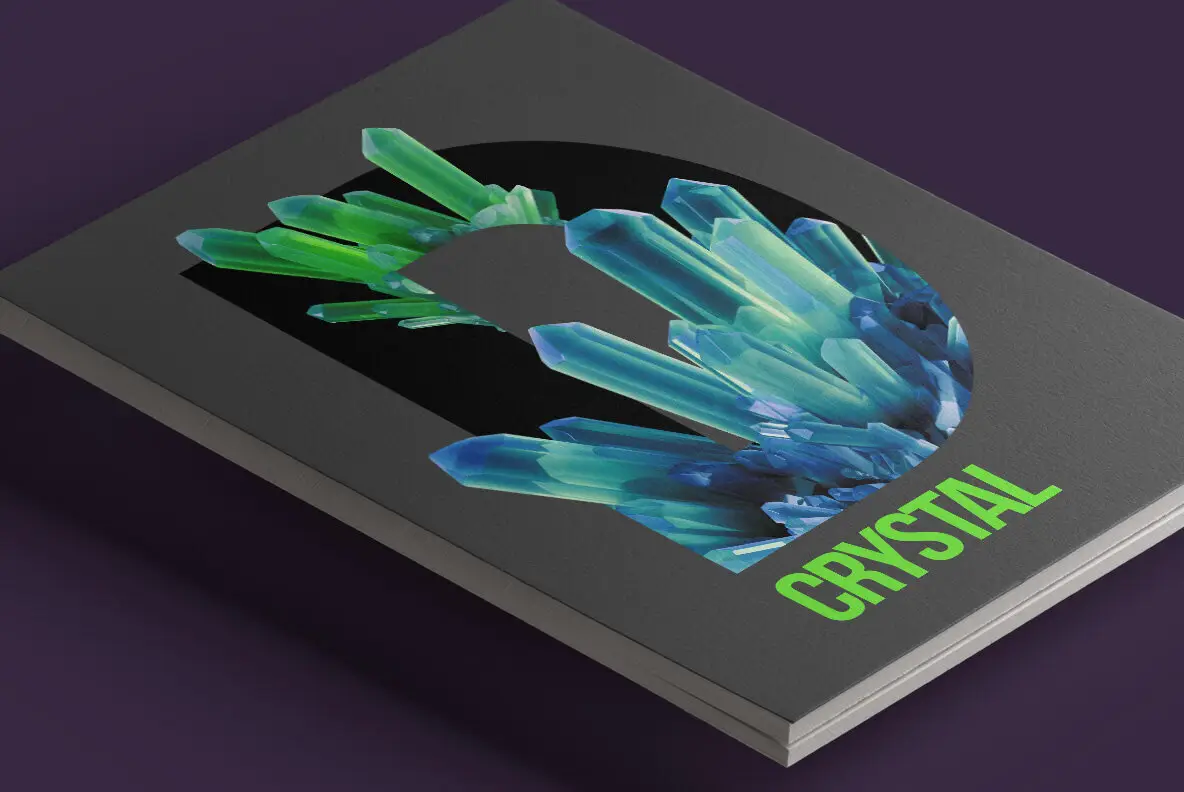 Crystal Inside SVG Font Font - FontPath