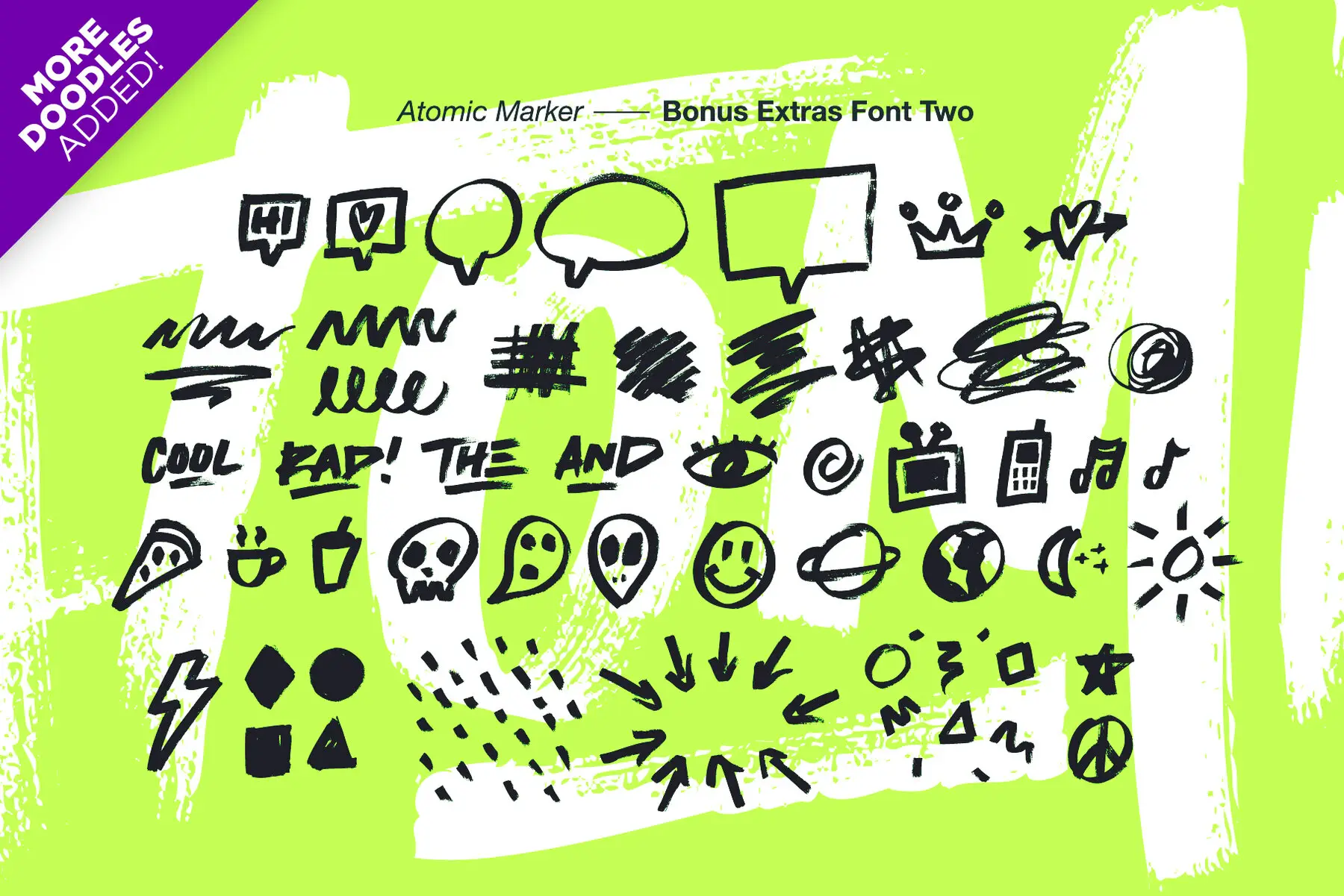 Atomic Marker Font - YouWorkForThem