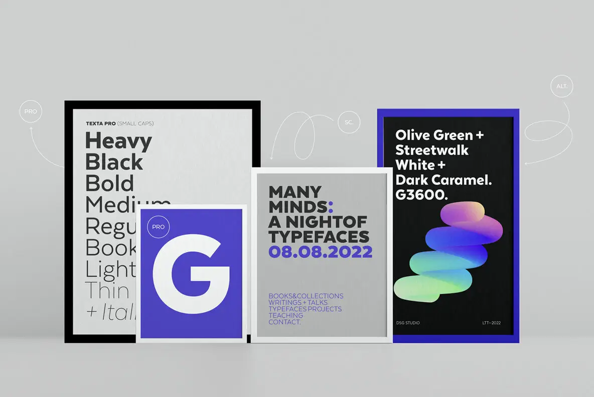 Texta Pro Font - FontPath