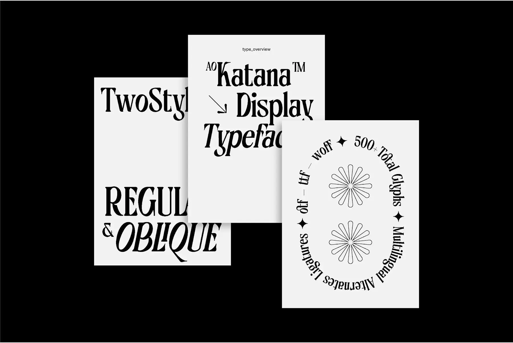 AO Katana Font - YouWorkForThem