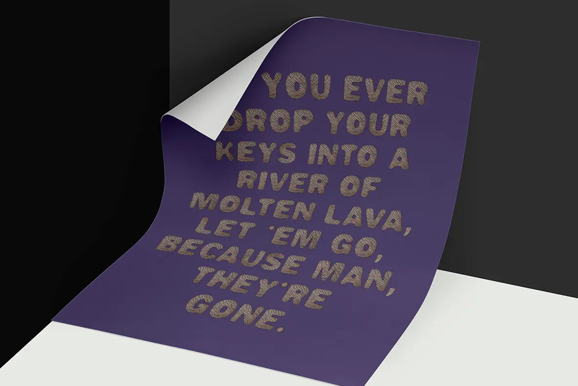 Lava SVG Font Font - FontPath
