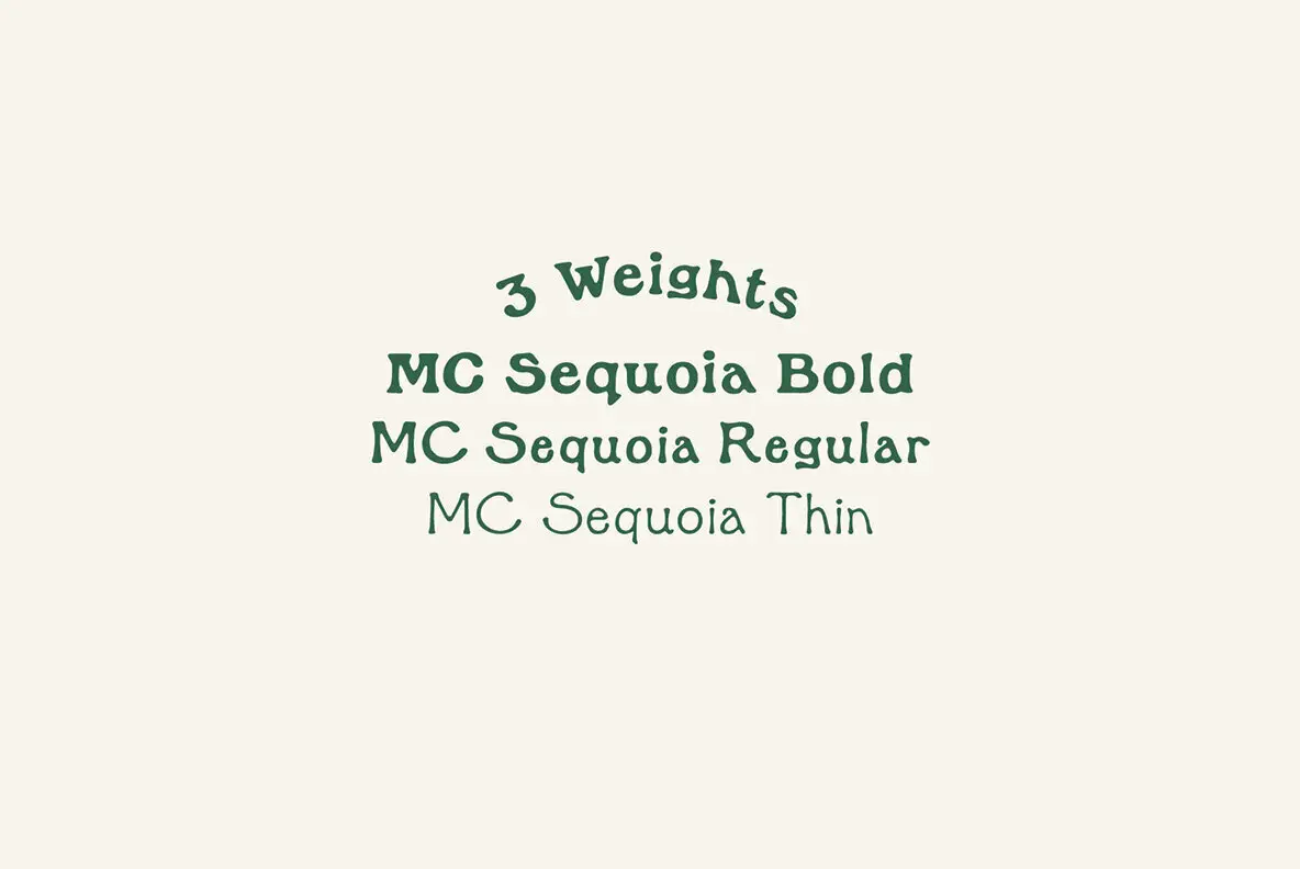 MC Sequoia Font - FontPath
