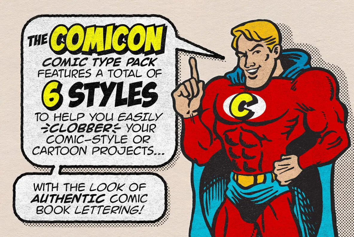 Comicon Font - YouWorkForThem