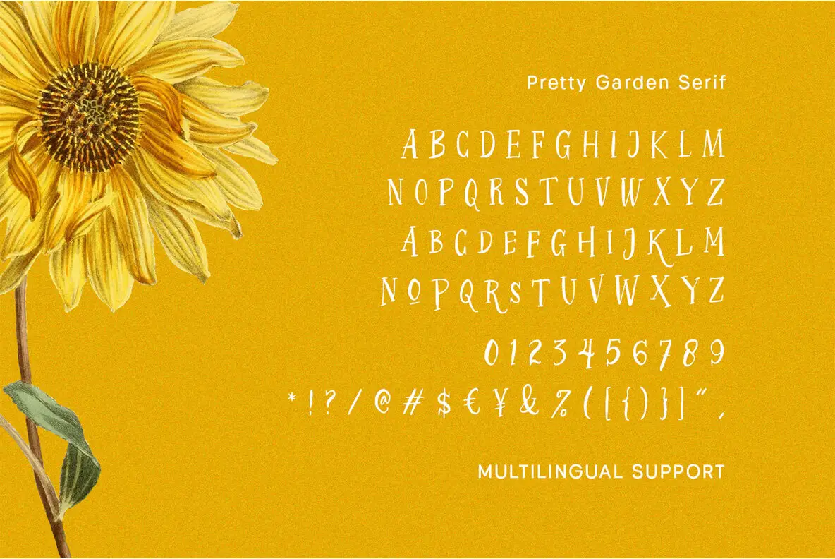 Pretty Garden Font Trio Font - FontPath