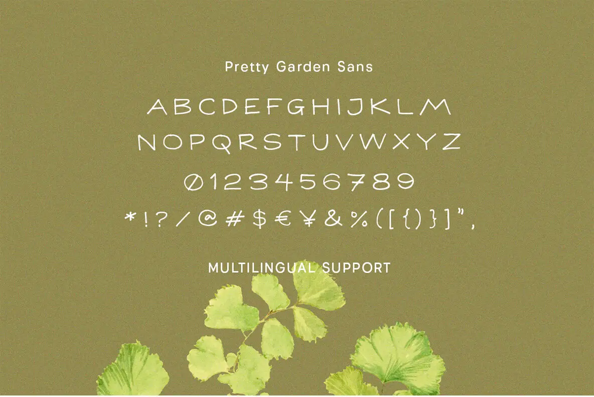 Pretty Garden Font Trio Font - FontPath