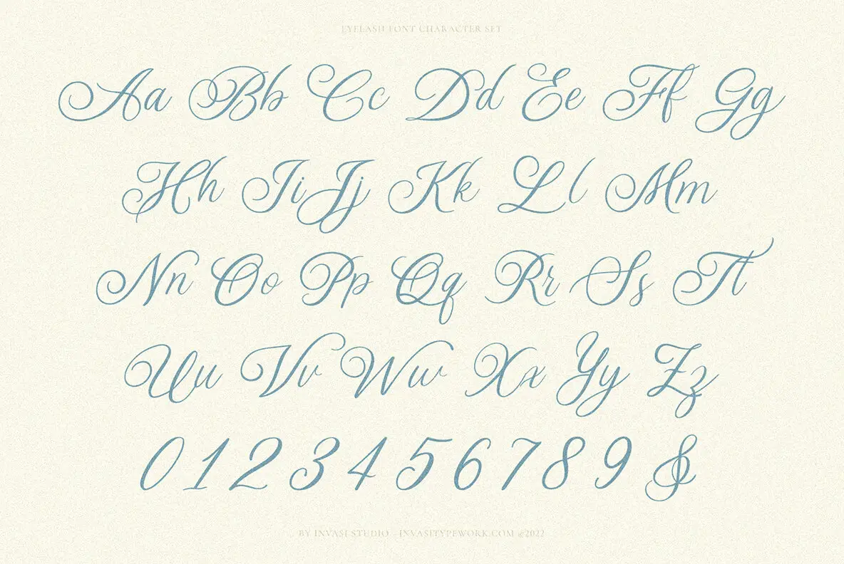 Eyelash Font - YouWorkForThem