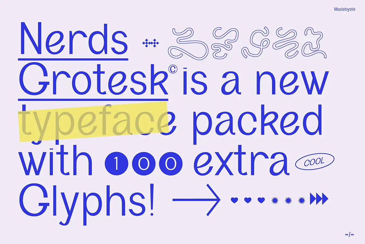 Nerds Grotesk Font - YouWorkForThem