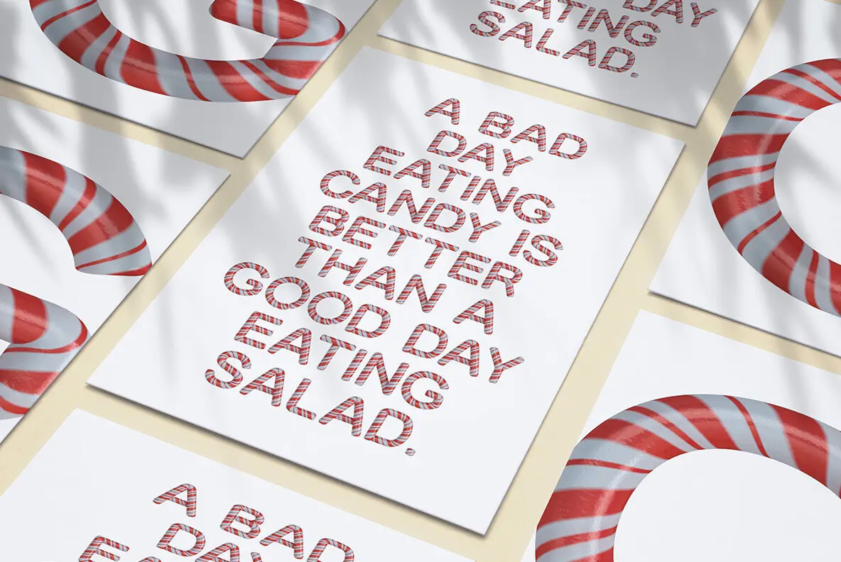 Candy SVG Font Font - FontPath