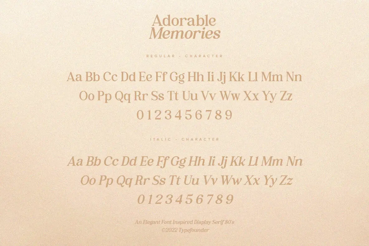 Adorable Memories Font - YouWorkForThem