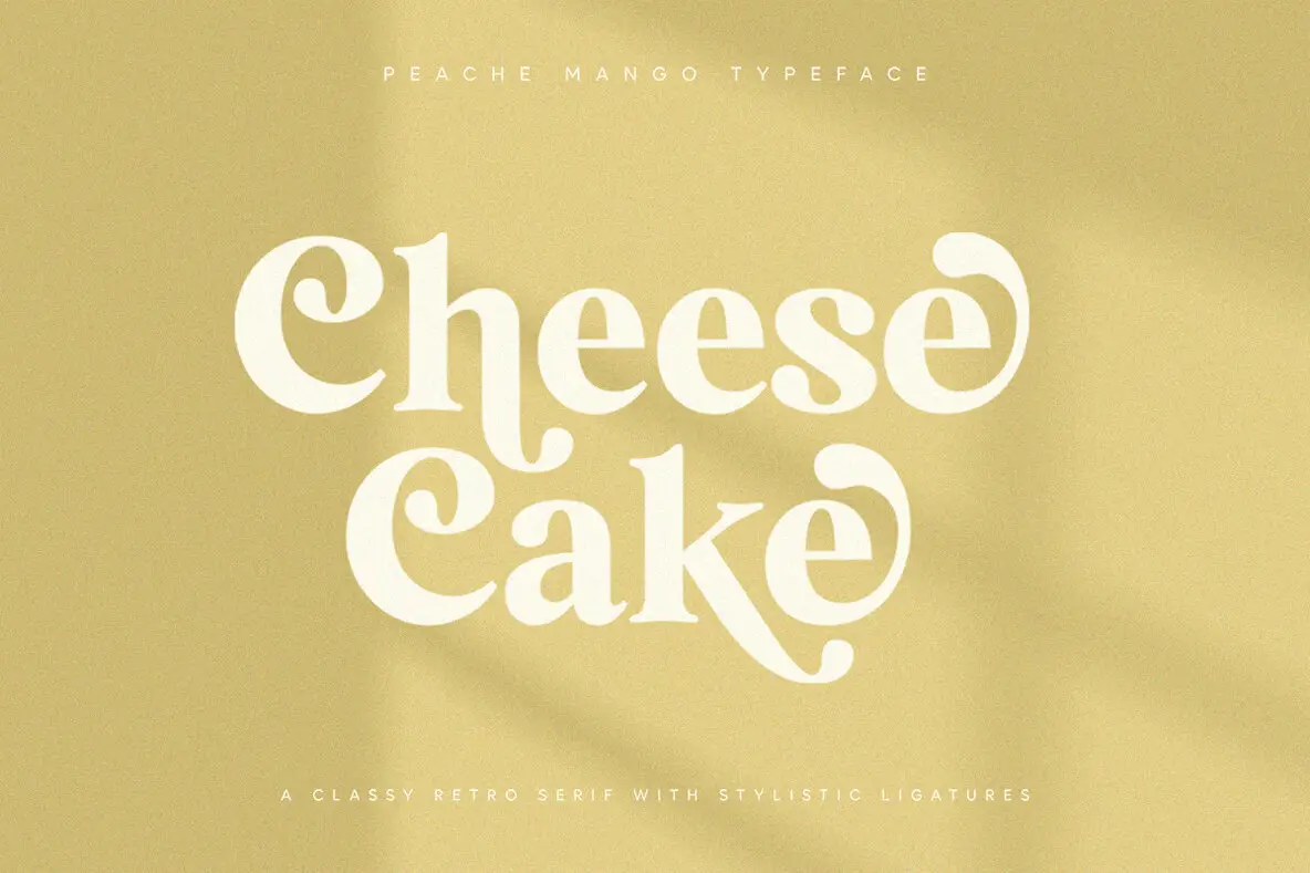 Peache Mango Font - YouWorkForThem