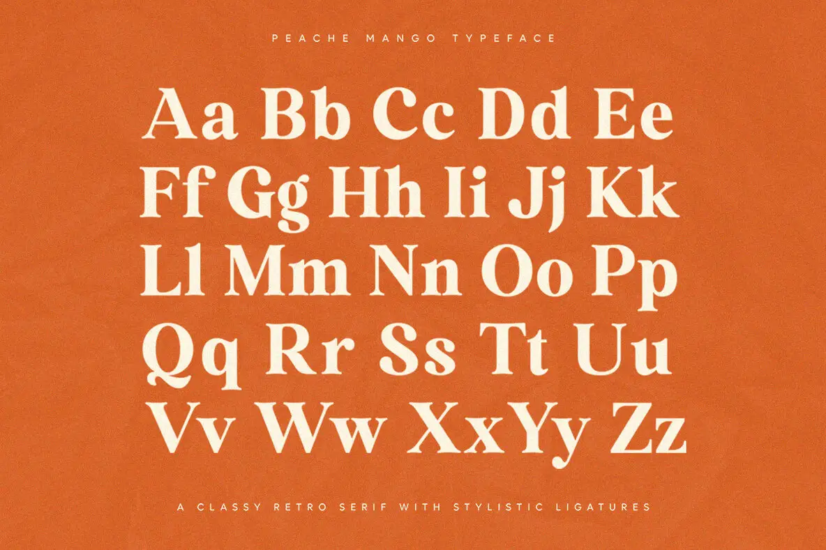Peache Mango Font - YouWorkForThem