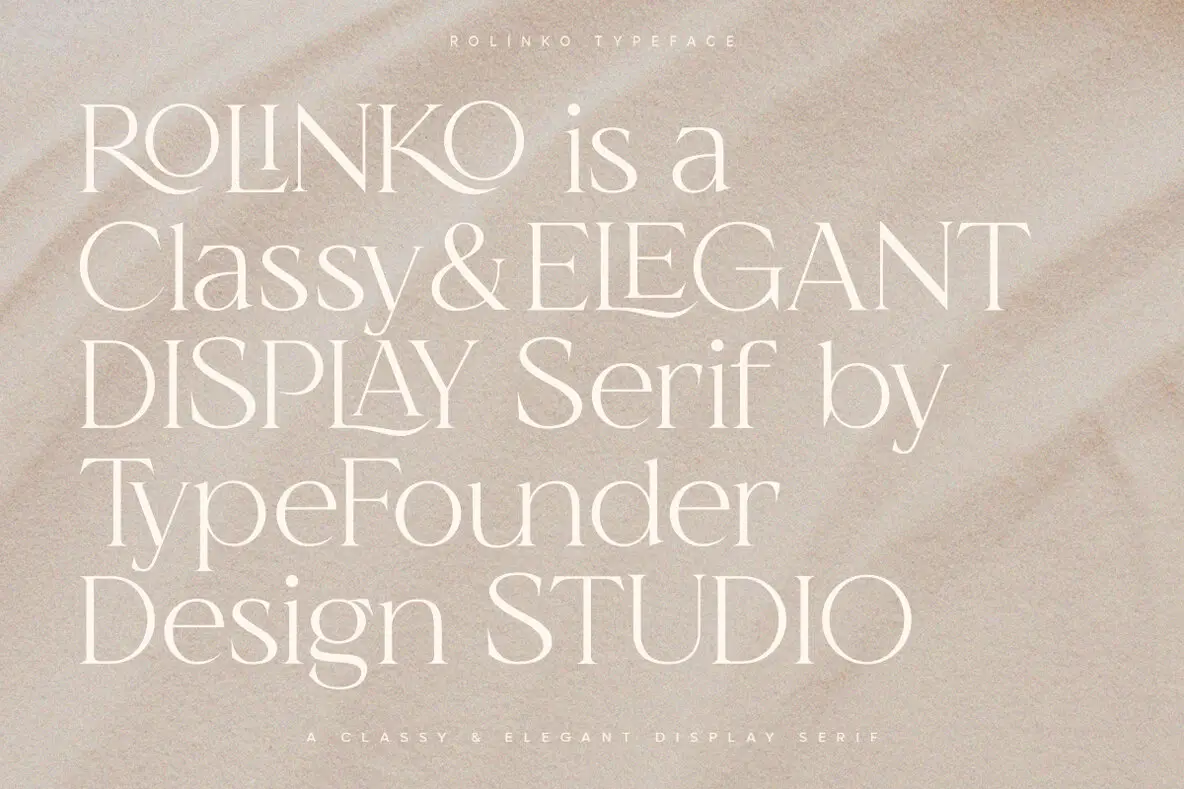 Rolinko Font - YouWorkForThem