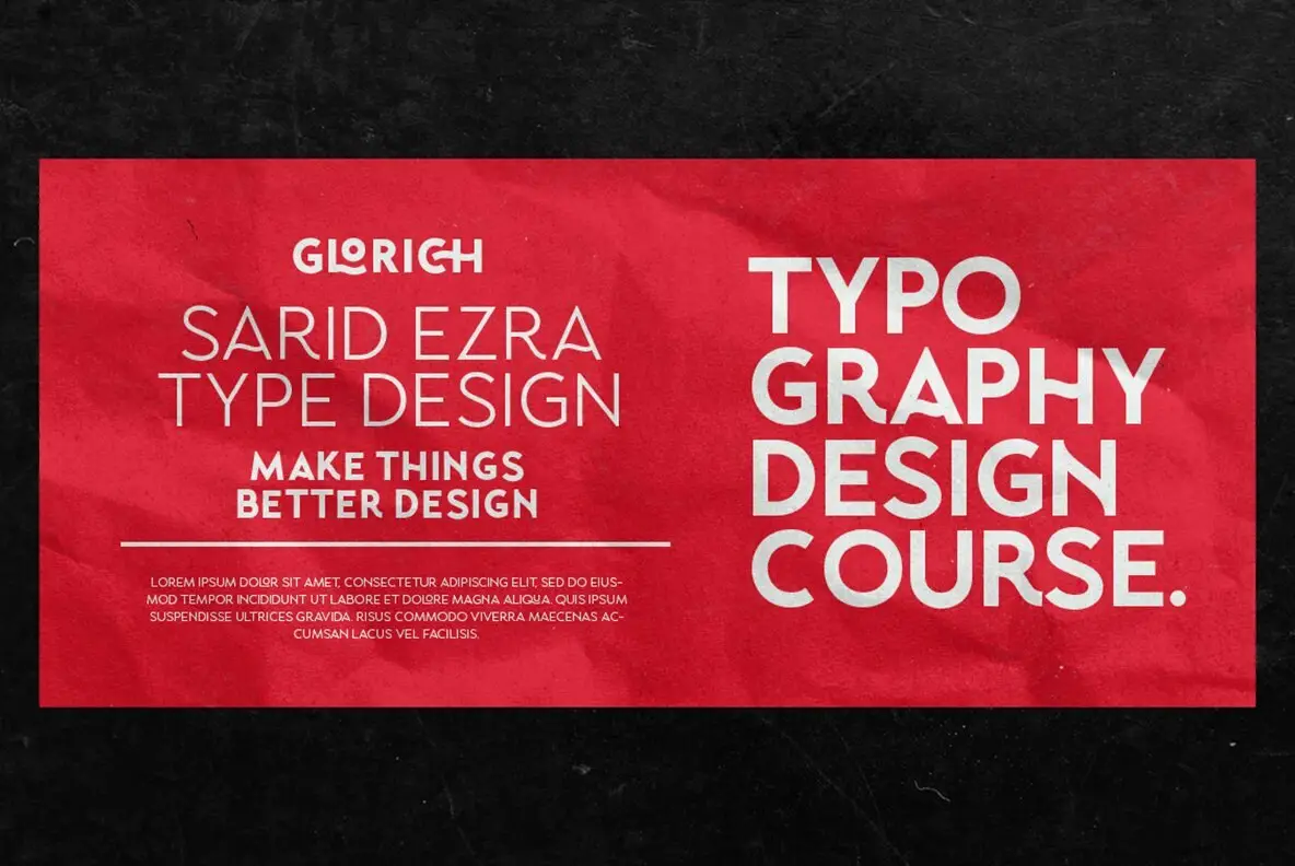 Glorich Font - YouWorkForThem