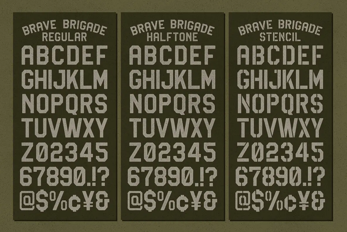 Brave Brigade Font - YouWorkForThem