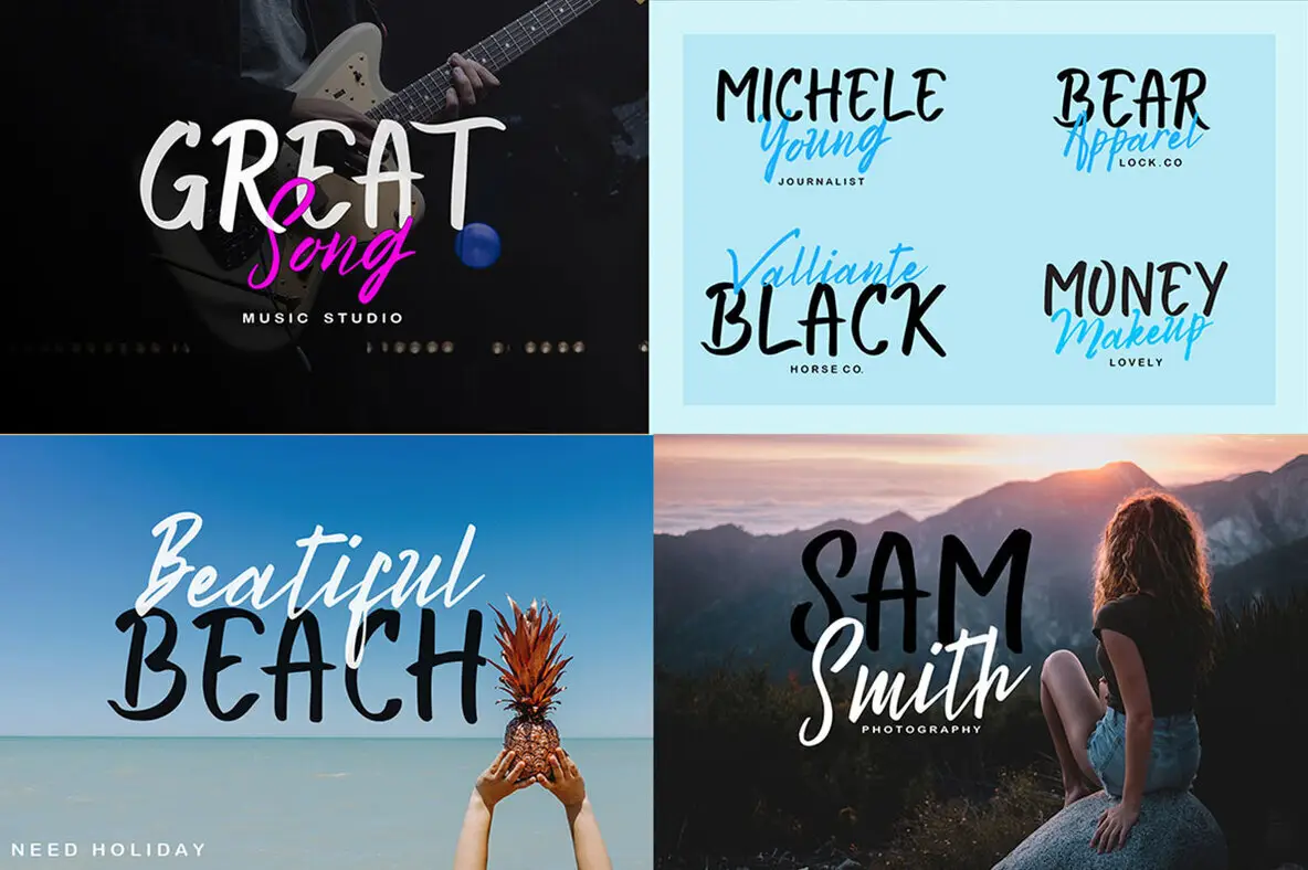 Beautiful Script Fonts Mini Bundle - YouWorkForThem