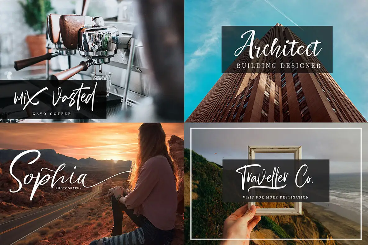 Beautiful Script Fonts Mini Bundle Font - FontPath