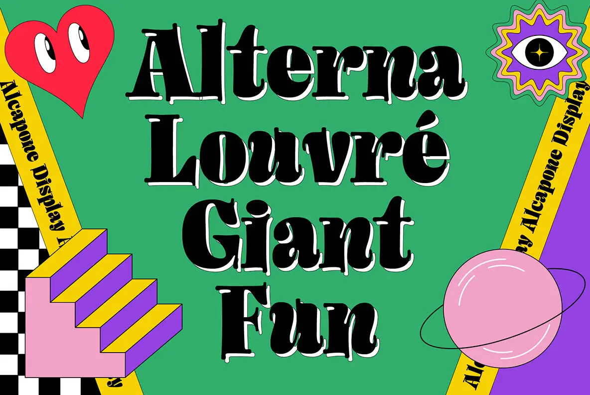 Alcapone Display Font - YouWorkForThem