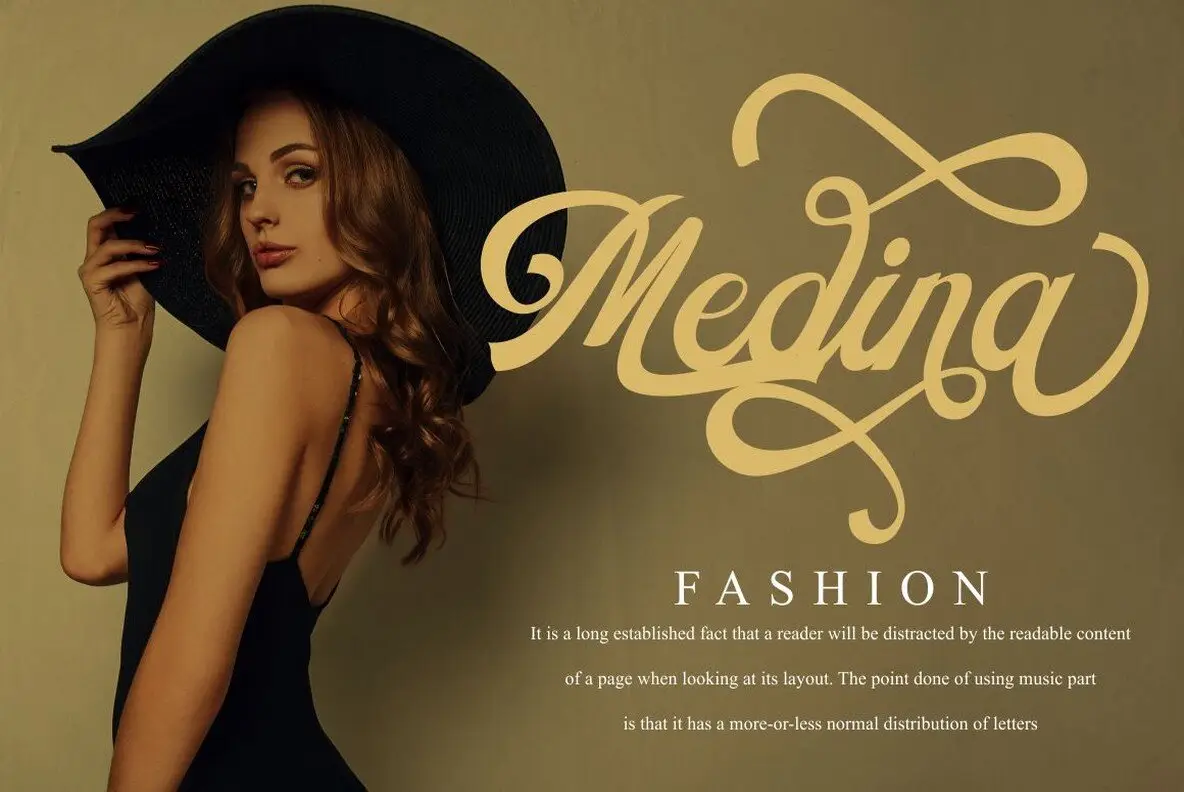 Golden Jewelry Font - YouWorkForThem