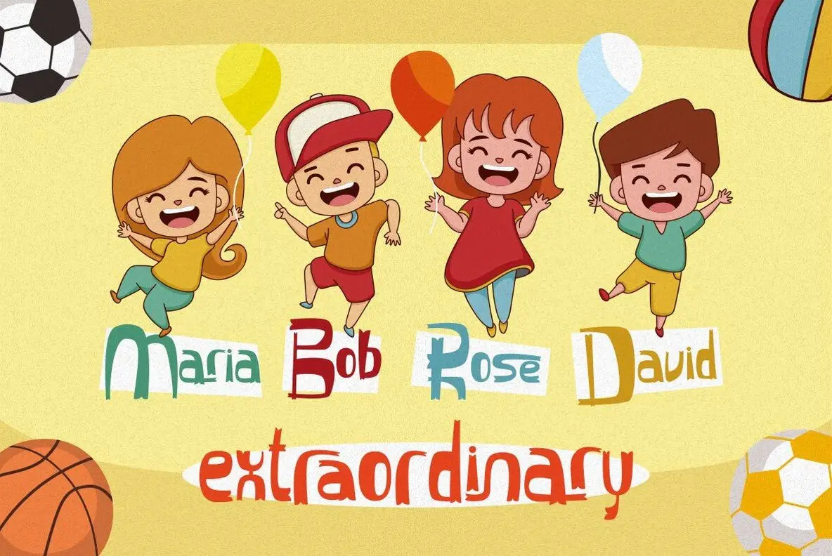 Laughing Kids Font - YouWorkForThem