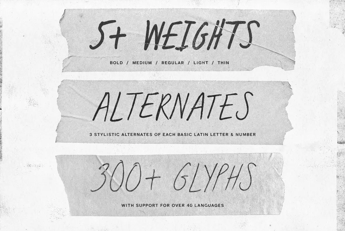 Margins Font - YouWorkForThem