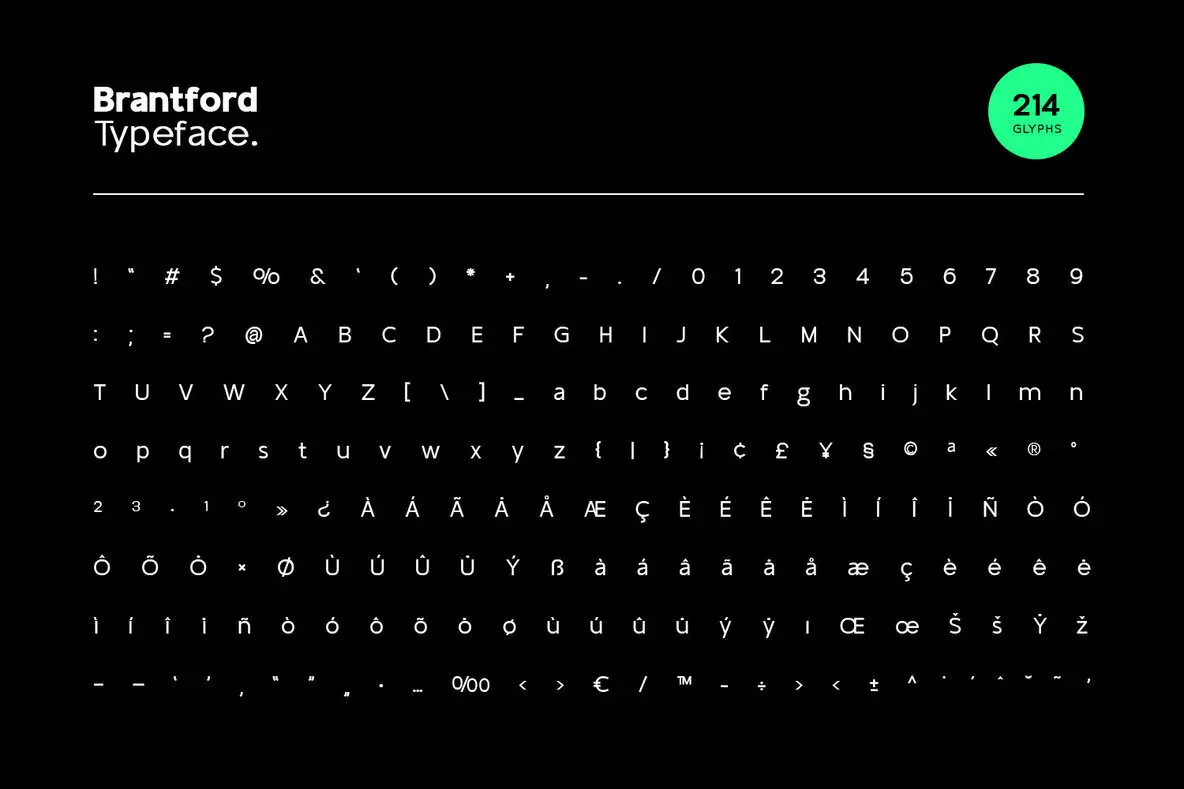 Brantford Typeface Font - YouWorkForThem