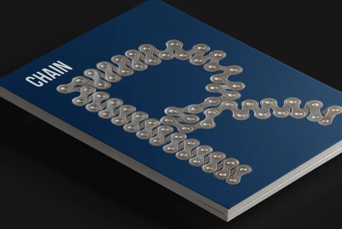 Chain Zigzag SVG Font Font - FontPath