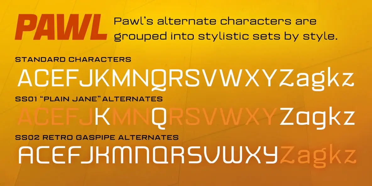 Pawl Font - FontPath