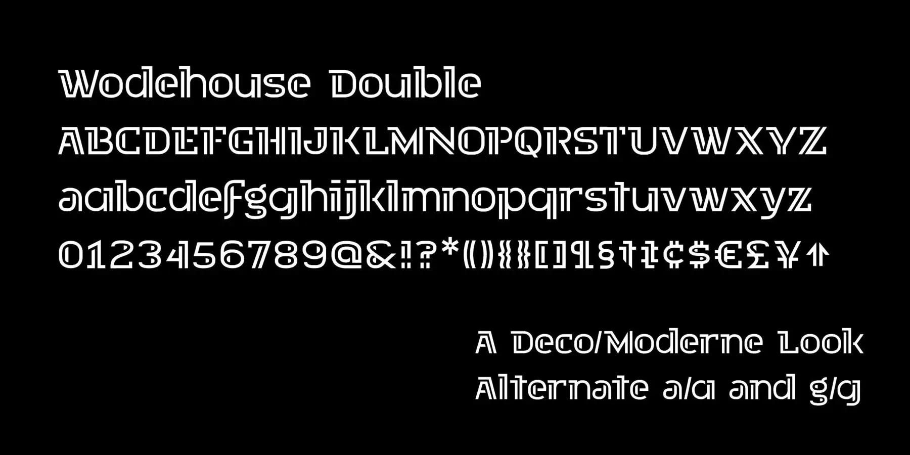 Wodehouse Font - YouWorkForThem