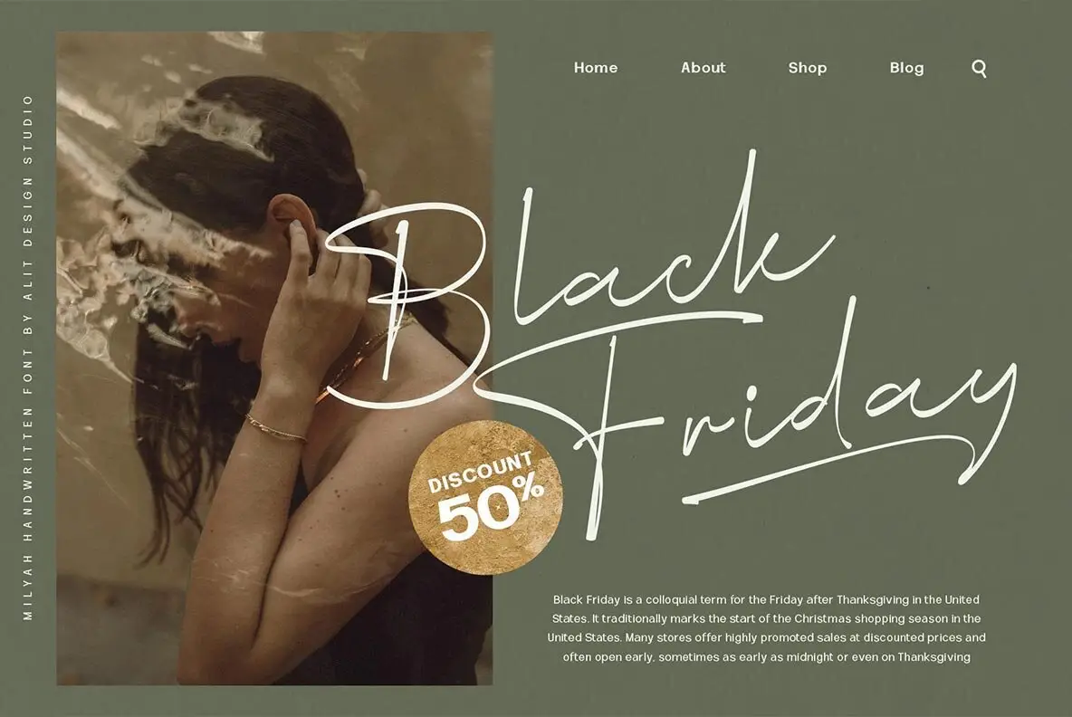 Milyah Font - YouWorkForThem