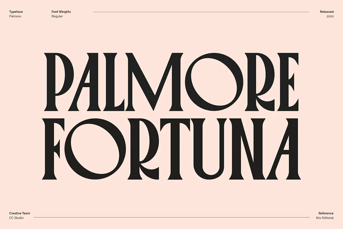 Palmore Font: A Vintage Symphony of Elegance & Condensed Type ...
