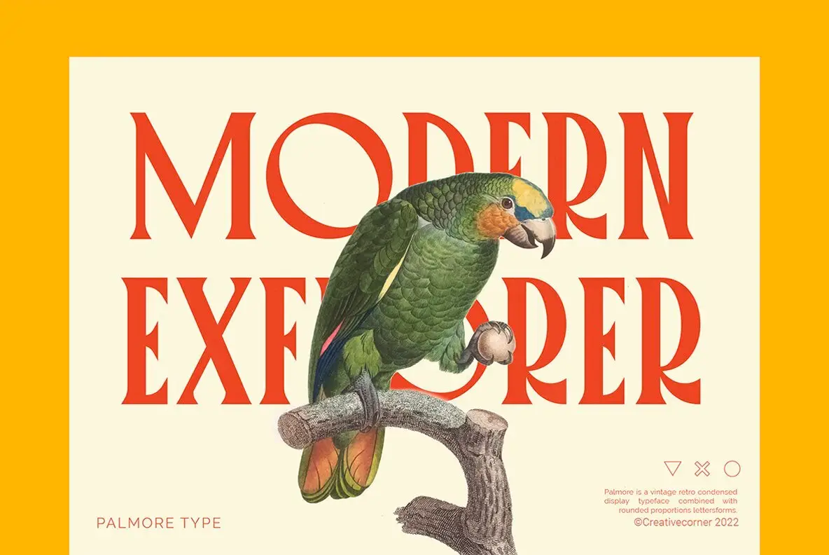 Palmore Font: A Vintage Symphony of Elegance & Condensed Type ...