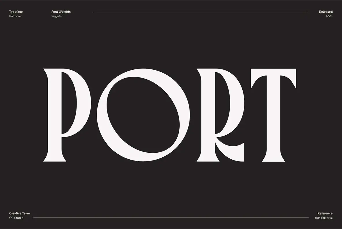 Palmore Font: A Vintage Symphony of Elegance & Condensed Type ...