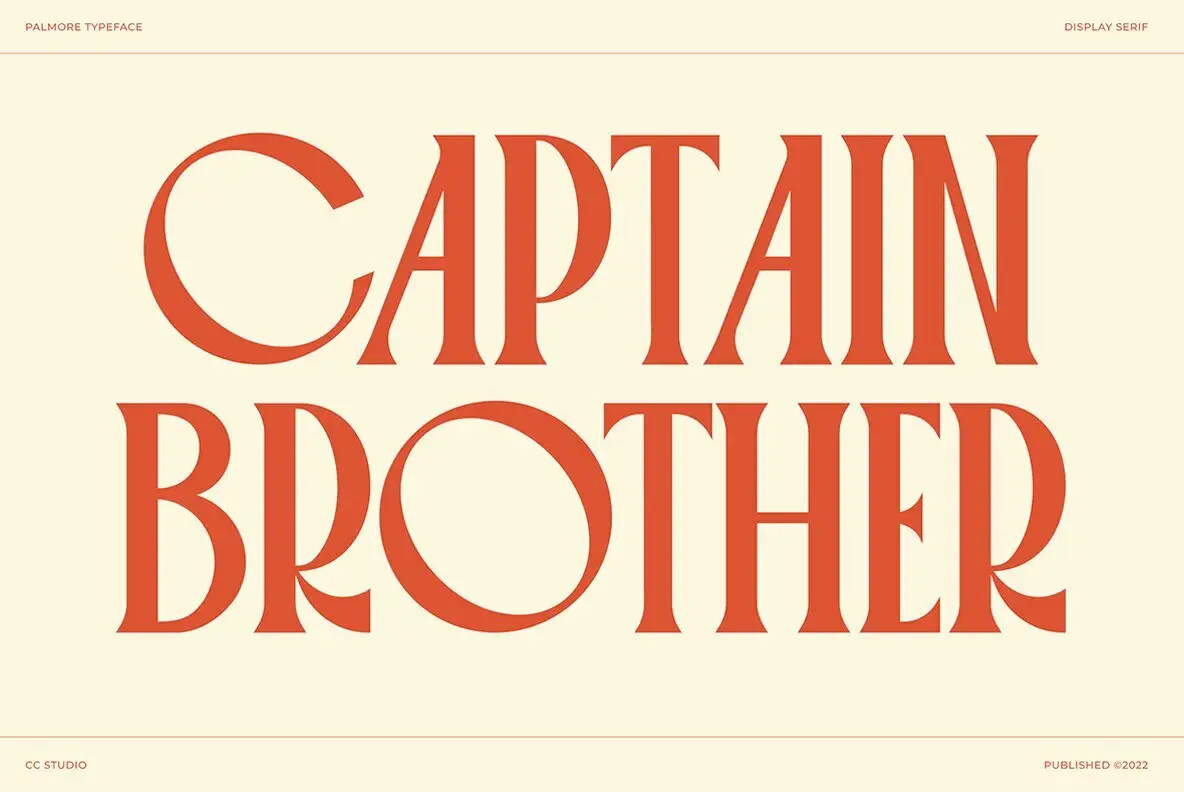 Palmore Font: A Vintage Symphony of Elegance & Condensed Type ...