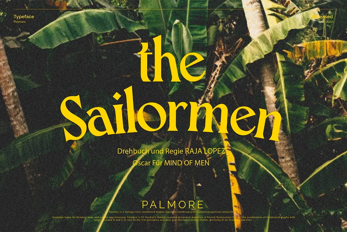 Palmore Font - YouWorkForThem