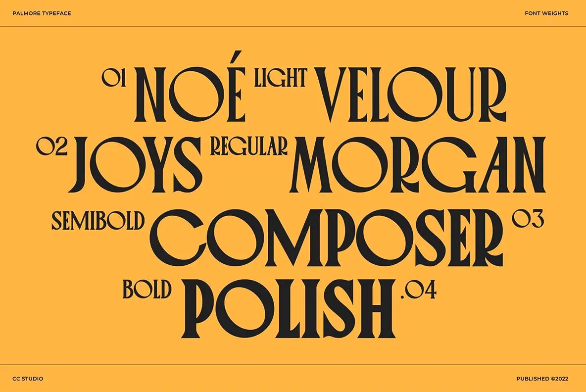 Palmore Font: A Vintage Symphony of Elegance & Condensed Type ...