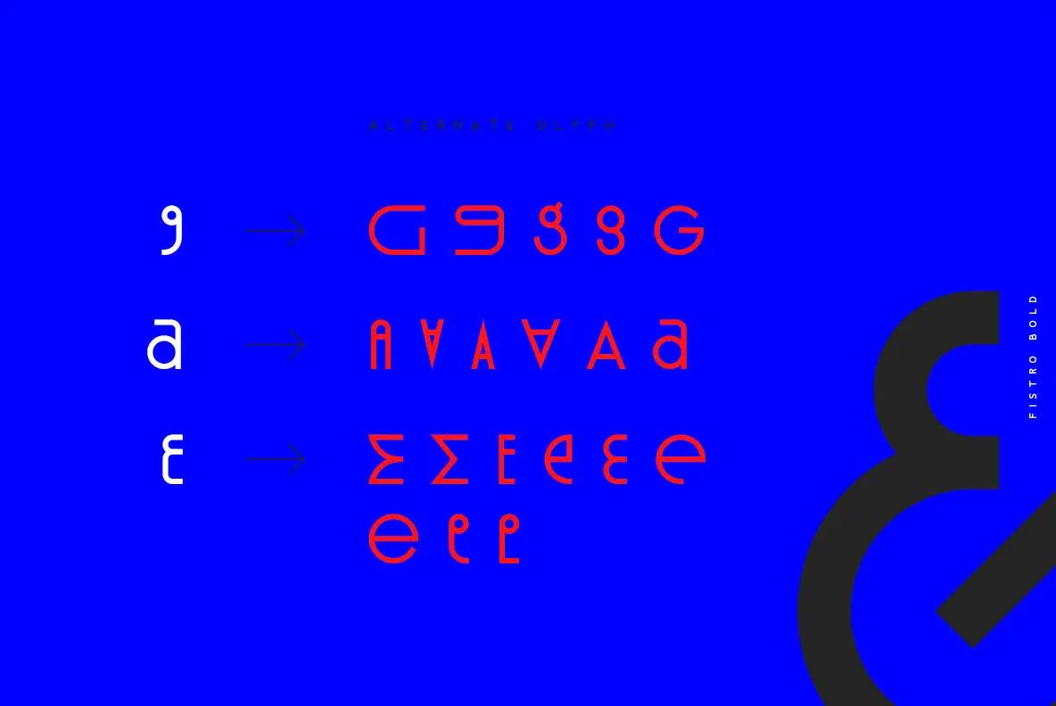 Fistro Bold Font - YouWorkForThem