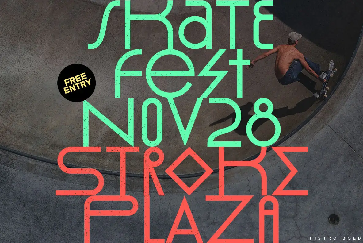 Fistro Bold Font - YouWorkForThem