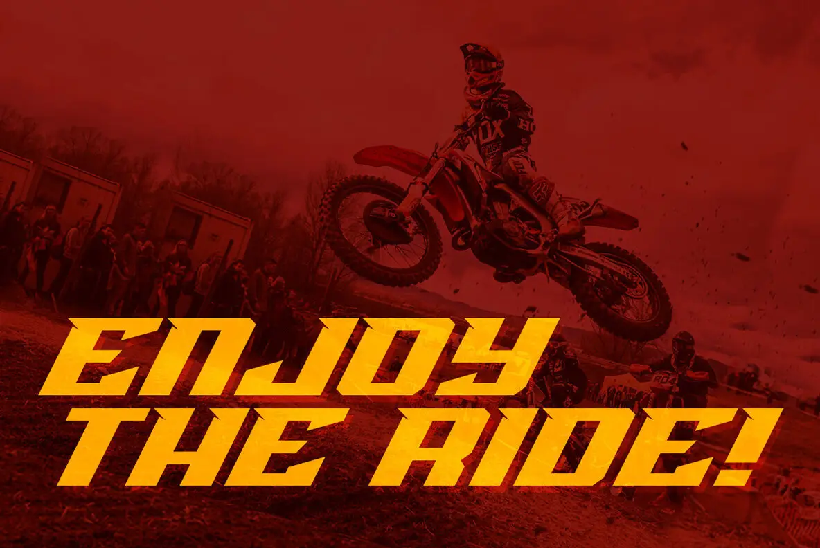 Hard Race Font - YouWorkForThem