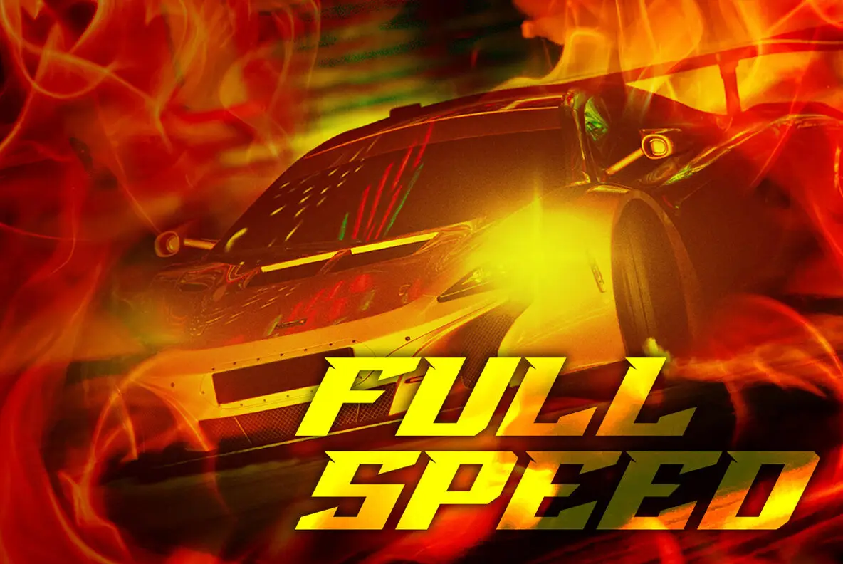 Hard Race Font - YouWorkForThem