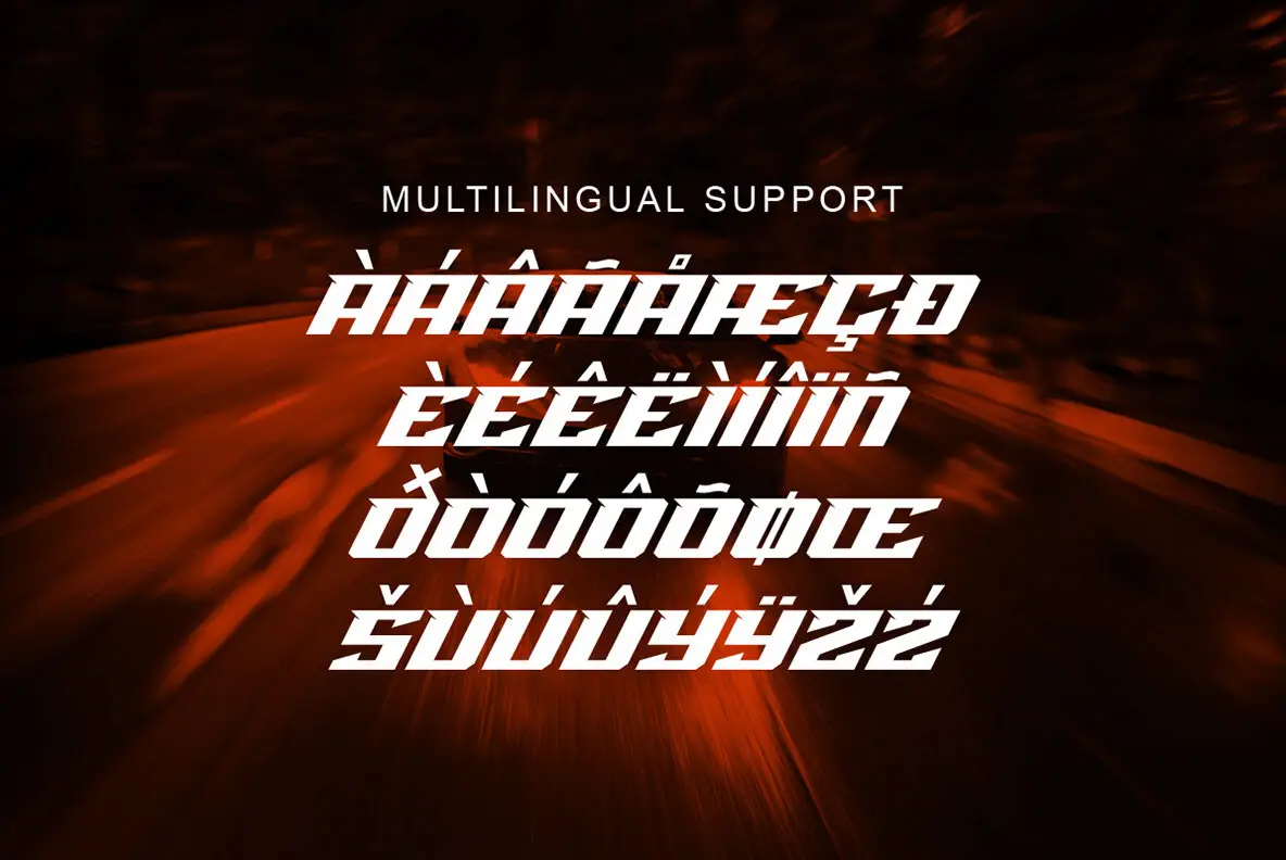 Hard Race Font - YouWorkForThem