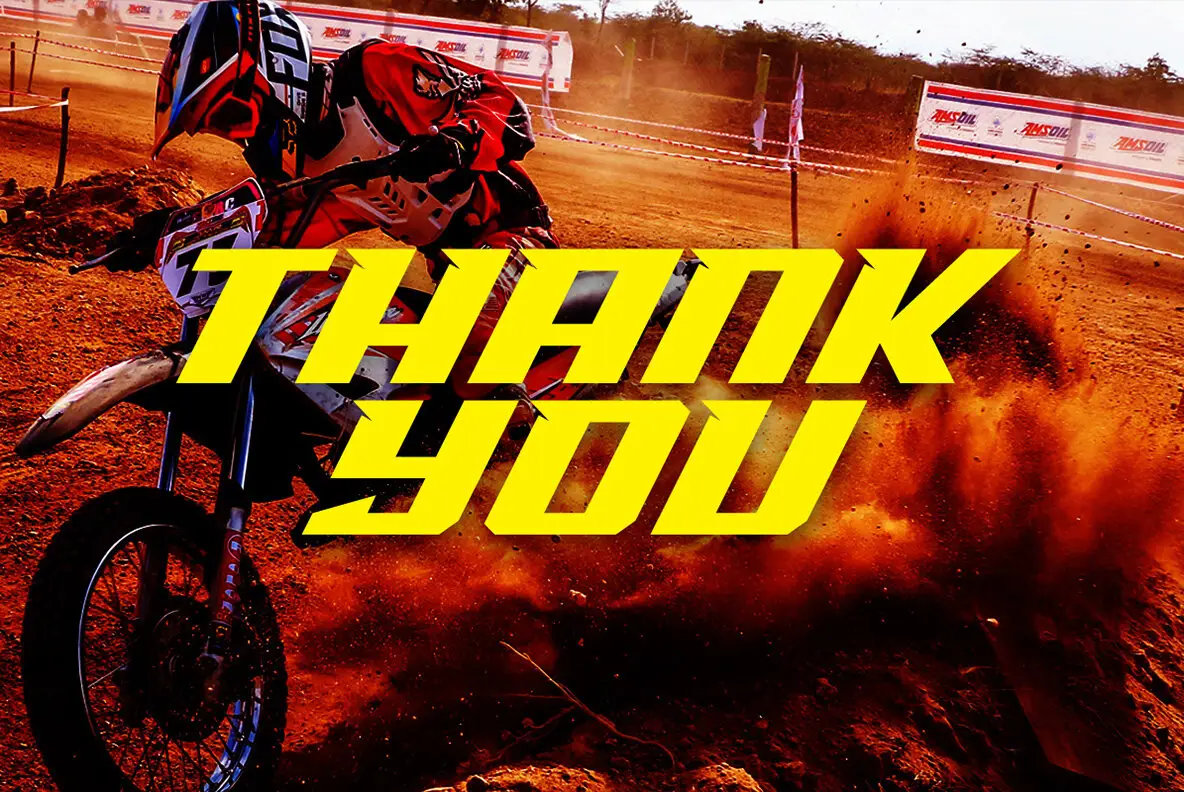 Hard Race Font - YouWorkForThem