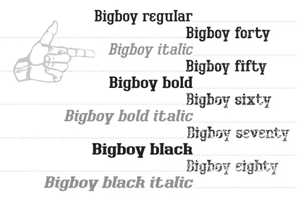 Bigboy Font - YouWorkForThem