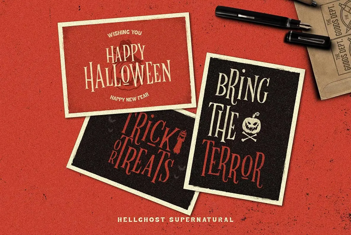 Hellghost Font - YouWorkForThem