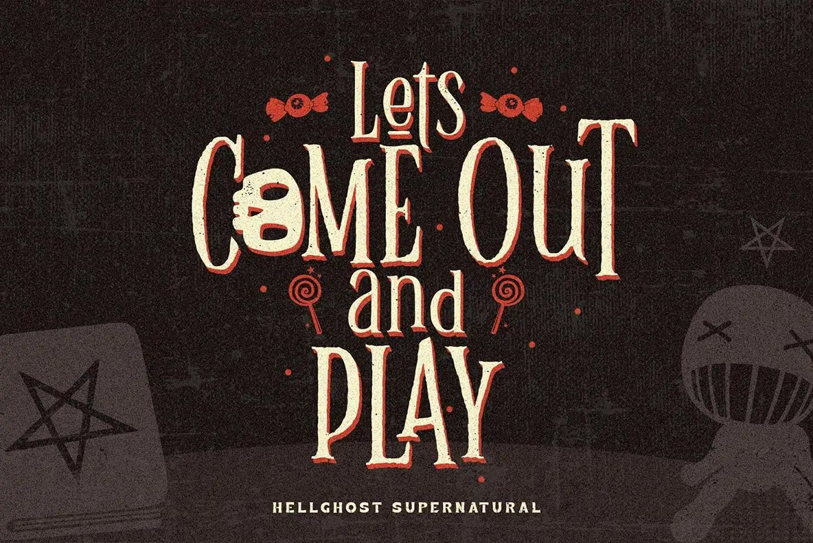 Hellghost Font - YouWorkForThem