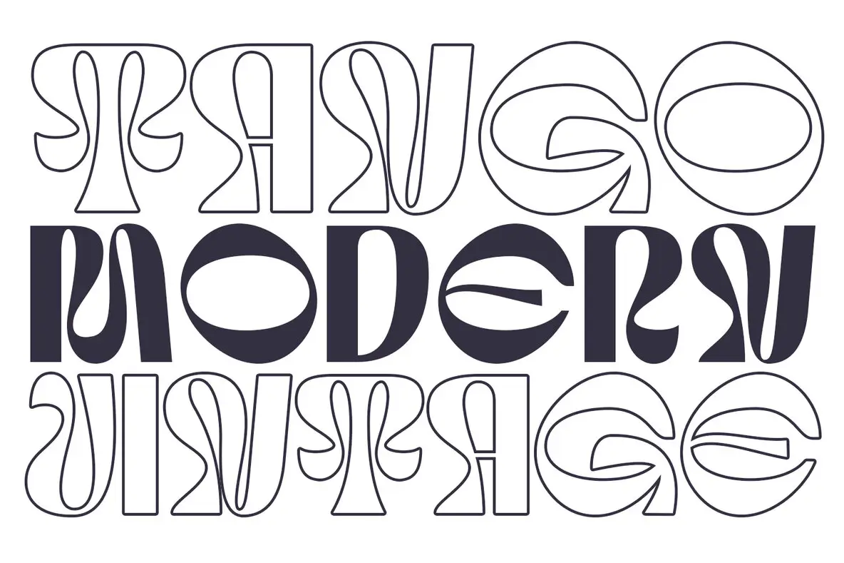 Tango Font - YouWorkForThem