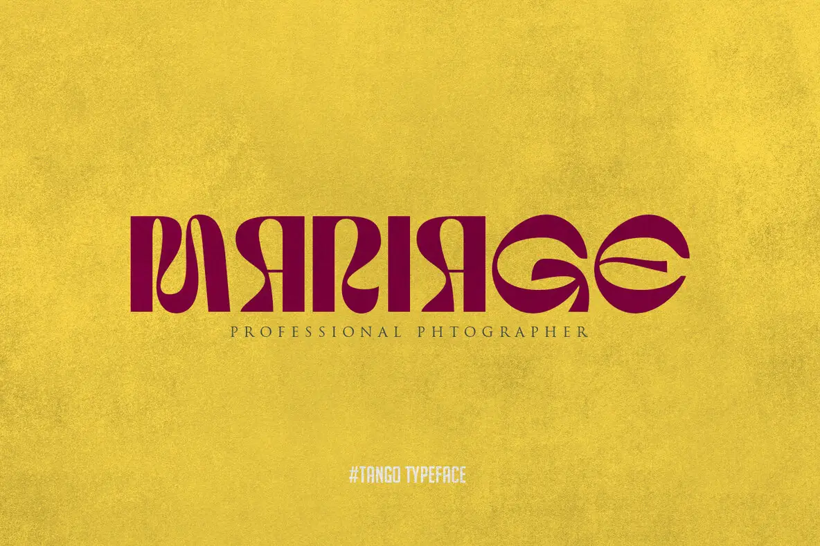 Tango Font - YouWorkForThem